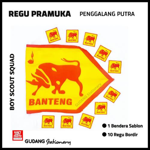 Jual Badge + Bendera Regu Pramuka Penggalang Putra [set] - Monyet ...