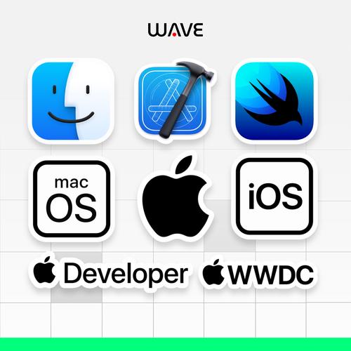 Jual Cutting Sticker Vinyl IT Apple Developer Waterproof - XCode iOS ...