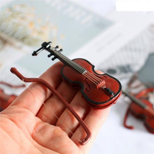 Jual CMM06 Cake Topper Music Violin MINI Biola 3D Note Melody Melodi ...