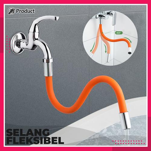 Jual Selang Fleksibel Silikon Extender Kran Kamar Mandi Putar 360 ...