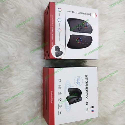 Jual Nintendo Switch i-nd Joycon Joy Con Controller Turbo Macro Wireless - Neon Blue Red ...