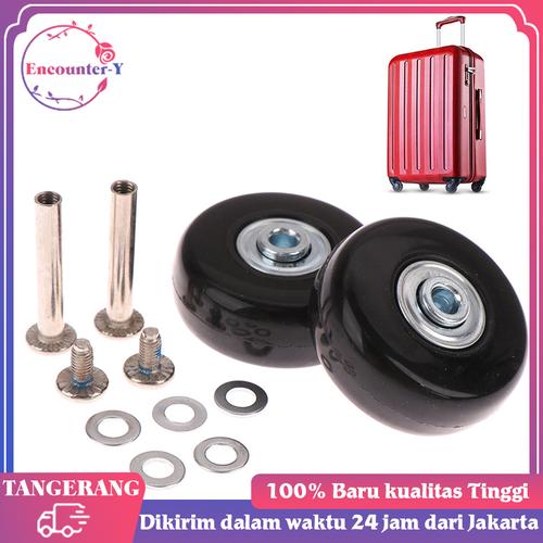 Jual 2pcs Roda Koper Pengganti Luggage Replacement Wheel Wheels 40 45 ...