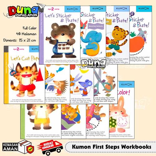 Jual Buku Edukasi Aktivitas Anak Kumon First Steps Workbooks - Cut Food ...