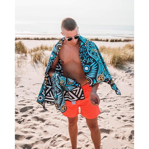 Jual HANDUK GYM TRAVEL RENANG 4MONSTER 3 SIZE PACK MICROFIBRE MOTIF ...