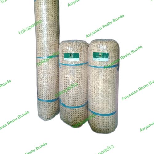 Jual anyaman rotan bunga tanjung / webbing rotan mata ayam 65*300 - Kab ...
