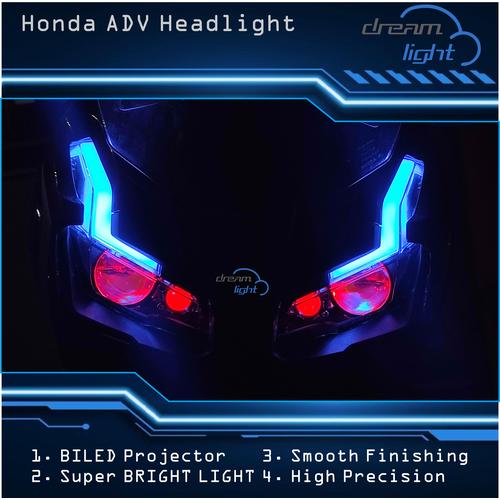 Jual Honda ADV 150 Custom Headlamp Headlight Projector Biled Premium ...