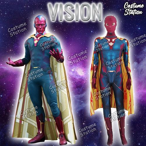 Jual Kostum Vision / Costume Superhero Marvel Avengers dewasa pria - L ...