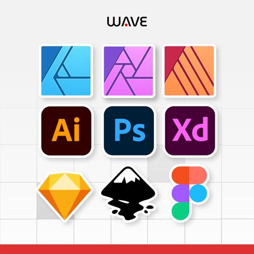 Jual Cut Sticker IT Desain UI UX Waterproof - Adobe, Affinity, Figma ...