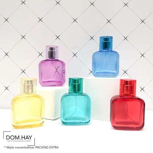 Jual 30ml Botol Parfum SQUARE WARNA Kosong Kaca Isi Ulang Parfume ...