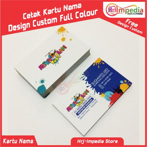 Jual Cetak kartu nama 1 sisi | Cetak kartu nama 2 sisi design custom ...