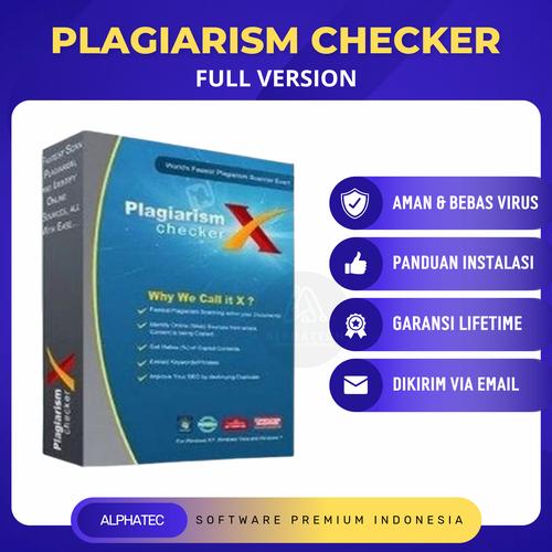 Jual Plagiarism Checker X Full Version Lifetime - Kab. Sleman - Alphatec - Software Premium ...