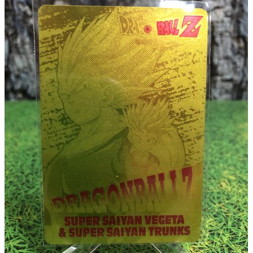 Jual kartu dragon ball pp card gold trunks & vegeta - Kota Bogor ...