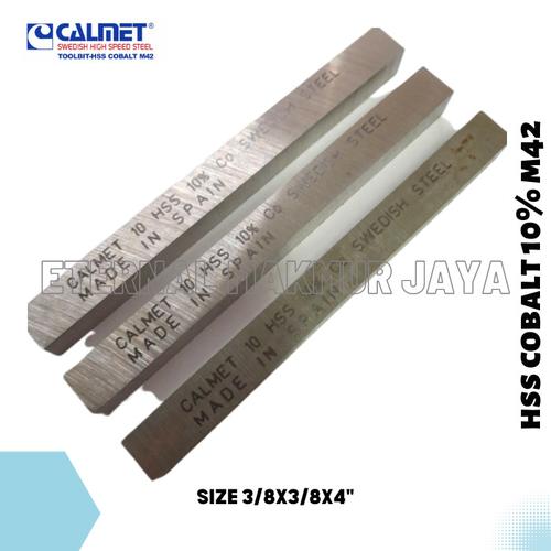 Jual PISAU BUBUT PAHAT 1/2X1/2X4 HSS COBALT 10% M42 TOOLBIT HSS CALMET ...