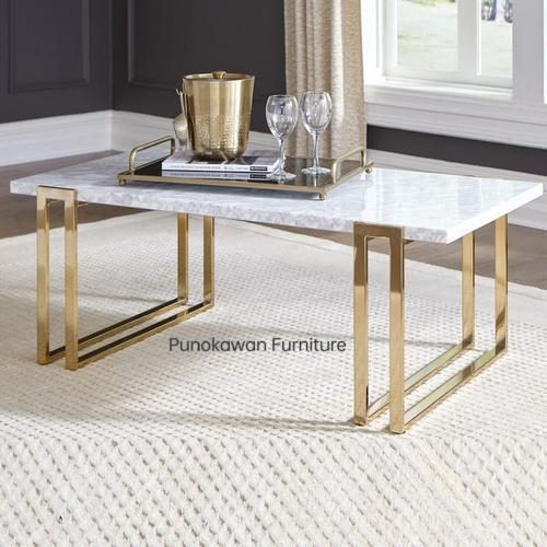Jual Aswanikumba Living Table Stainless Marble - MARMER CREAM ...