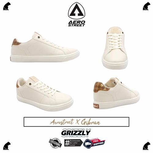 Jual Aerostreet x Gibran Batik Series [ORIGINAL 100%] - Putih Emas, 41 ...