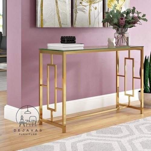 Jual Meja Foyer Stainless Gold New (Meja Konsul Stainless Gold ...