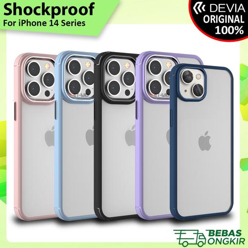 Jual Case iPhone 14 Pro Max Plus Devia Crystal Series Shockproof Casing ...