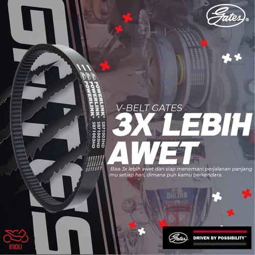 Promo VAN BELT V BELT DRIVE BELT GATES MATIC HONDA ALL VARIANT - VARIO ...