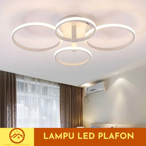 Promo Lampu Hias Atap Plafon LED Minimalis Modrn Elegan Remote Control ...
