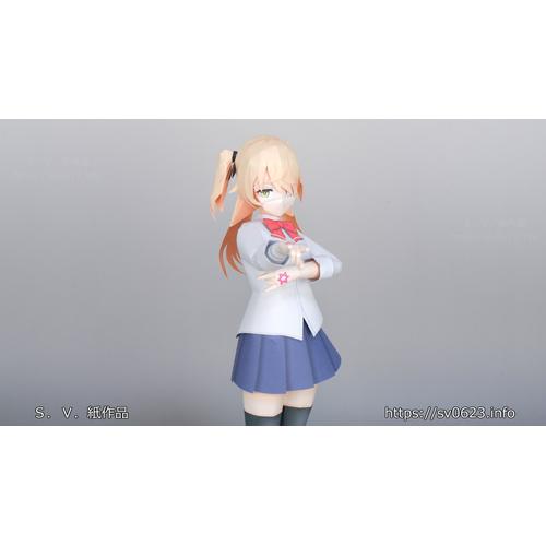 Jual Genshin Impact Figure Papercraft - Fischl/Amy (Uniform) - Kota ...