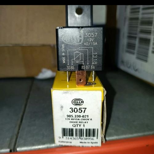 Jual HELLA 3057 RELAY 12V KAKI 5 15A MADE IN SPAIN ORIGINAL - Jakarta ...