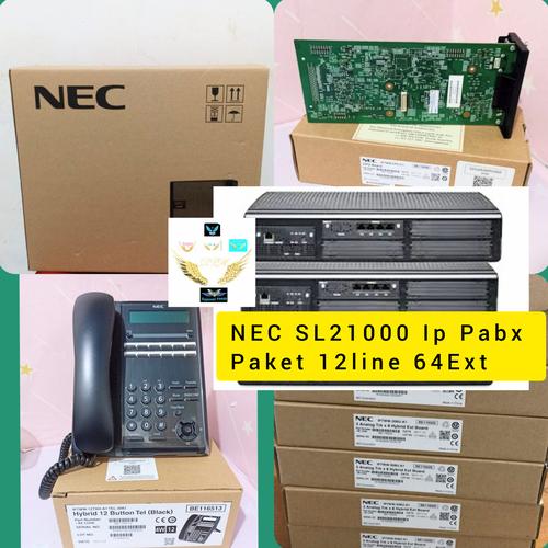 Jual NEC SL2100 Ip Pabx Paket 12line 40Ext /48Ext/56Ext/64Ext+Operator ...