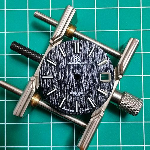 Jual seiko mod dial grand seiko GS mod nh35 7s26 spring drive black ...