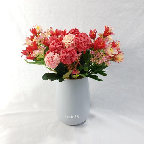 Jual Vas Bunga Set Dekorasi LusioSB Abu Abu - Vas - Jakarta Utara ...
