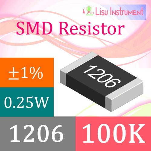 Jual SMD 100K Resistor 1206 1% SMT 100KOhm - Kota Depok - Lisu ...