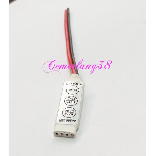 Jual Led Controller RGB Dimmer Mini 12V - 24V Modul Led Controler ...
