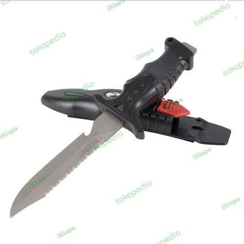 Jual Pisau Selam Titanium IST Proline K-05 Scuba Diving 4mm Dive Knife ...