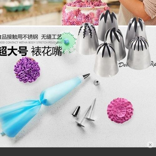 Jual Spuit kue tart alat penghias cake buttercream stainless - Jakarta ...