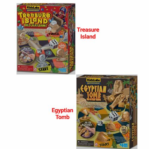 Jual 4M Kidzlabs Mainan Edukasi Treasure Island Or Egyptian Tomb Dig ...