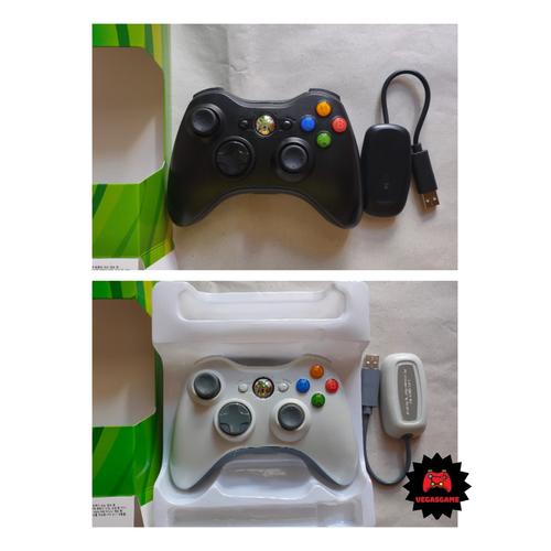 Jual Stick Stik Controller Xbox 360 PC PS3 Wireless Plus Receiver ...