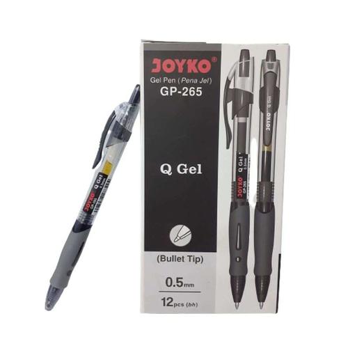 Jual Pen Gel Joyko GP-265 pulpen gel HITAM isi 12 pcs - Kota Tangerang - fuishop | Tokopedia