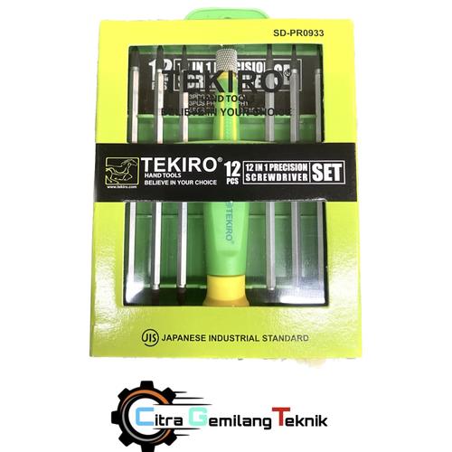 Jual Tekiro 12 in 1 precision screwdriver set/ obeng set SD-PR0933 ...