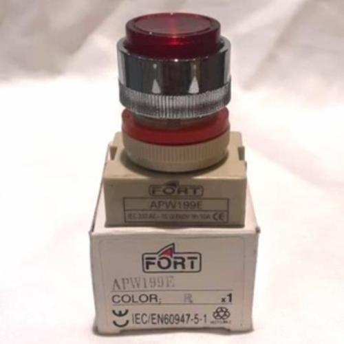 Jual Fort Pilot Lamp 22/25mm APW199E / Pilot Lamp model Izumi 1NO+1NC ...
