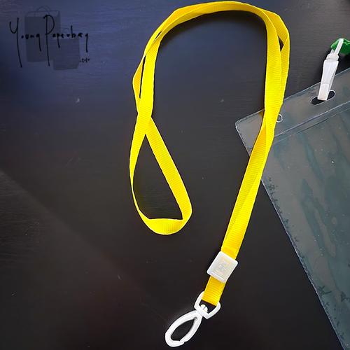 Jual Tali Lanyard ID Card Nametag Nylon 1 cm / Tali Gantung Hook ...