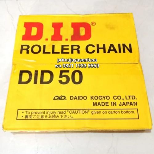 Jual ROLLER CHAIN RS 50-1 DID JEPANG RANTAI SPROCKET SINGLE DAIDO JAPAN ...