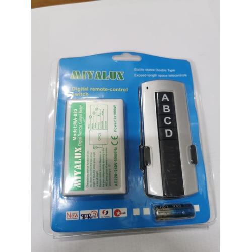 Jual Remot Saklar Remote Switch Wireless 4 Way / 4 Jalur Channel 1000 ...