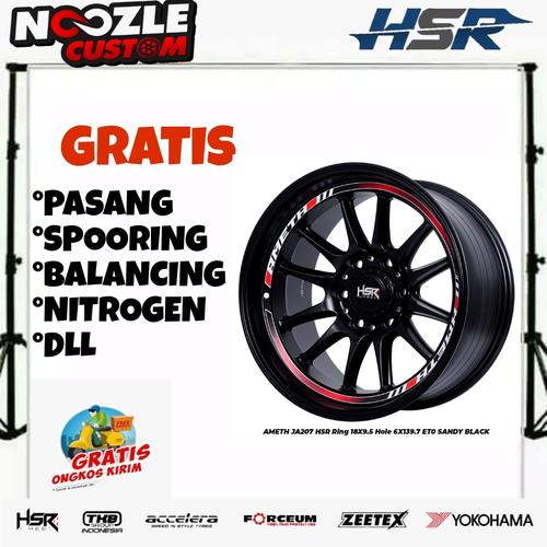 Jual VELG MOBIL PAJERO FORTUNER HSR RING 18X9,5 PCD 6X139,7 ET 0 - Kab. Madiun - Noozle Custom ...