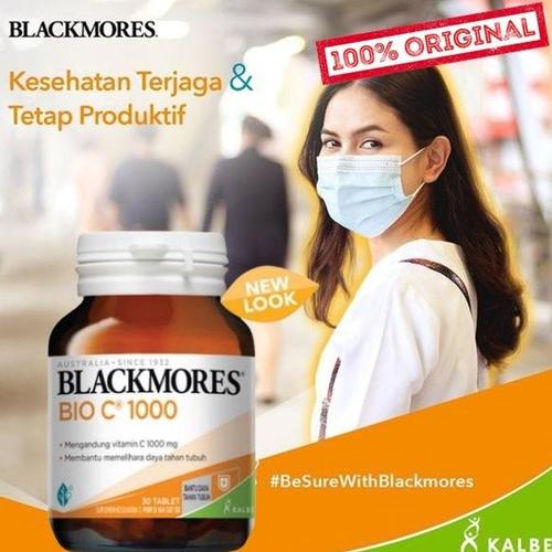 Jual Suplemen Imun Tubuh Vitamin C Black Mores Vit C 1000Mg 30 Tablet ...