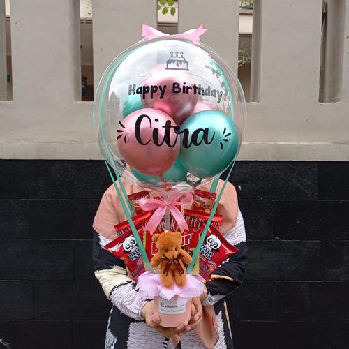 Jual Buket Balon - Bucket Balon (Snack Mix Merah) Small Wisuda ...