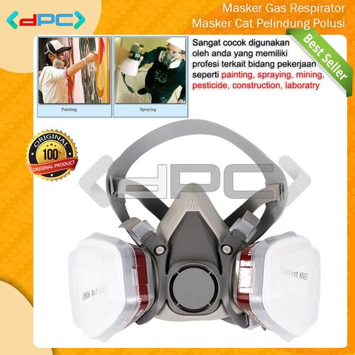 Jual Masker Gas Respirator 6200 Masker Cat Pelindung Anti Polusi Udara ...
