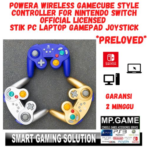 Jual PowerA Wireless GameCube Style Controller Switch PC Laptop Gamepad ...