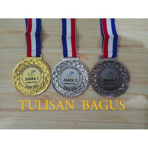 Jual mendali logam import satuan dan set - EMAS, POLOS - Jakarta Barat ...