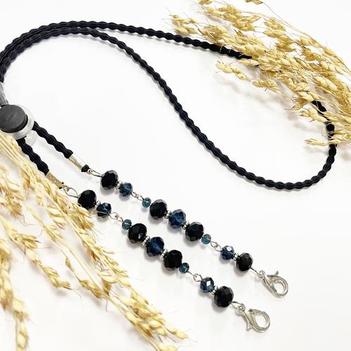 Jual Strap Masker Hijab - Keira - / Connector Hijab Mask - Black ...