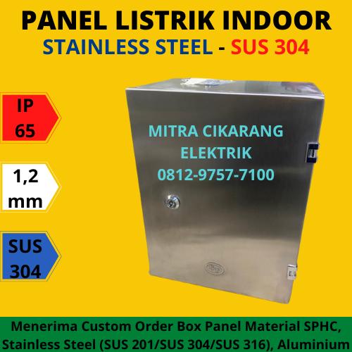 Jual Box Panel Stainless Indoor 40x30x15cm/40x30x20cm SUS304 1.2mm DOFF ...