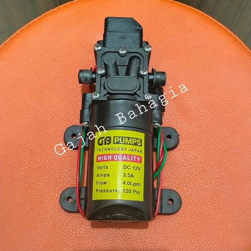 Jual Dinamo pompa air DC 12 volt 120 PSI Water pump Push pump 12 volt ...