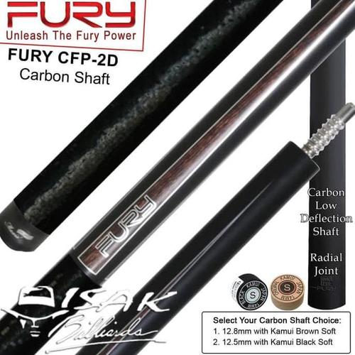 Jual Fury CFP-2P Cue - Carbon Shaft Radial Joint Kamui Tip Low ...